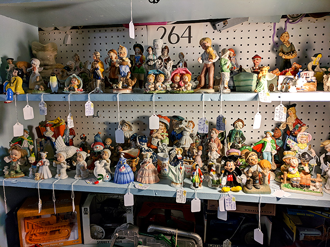 It's a small world after all! These pint-sized people have big personalities. From dapper gentlemen to sassy ladies, each figurine tells a story.