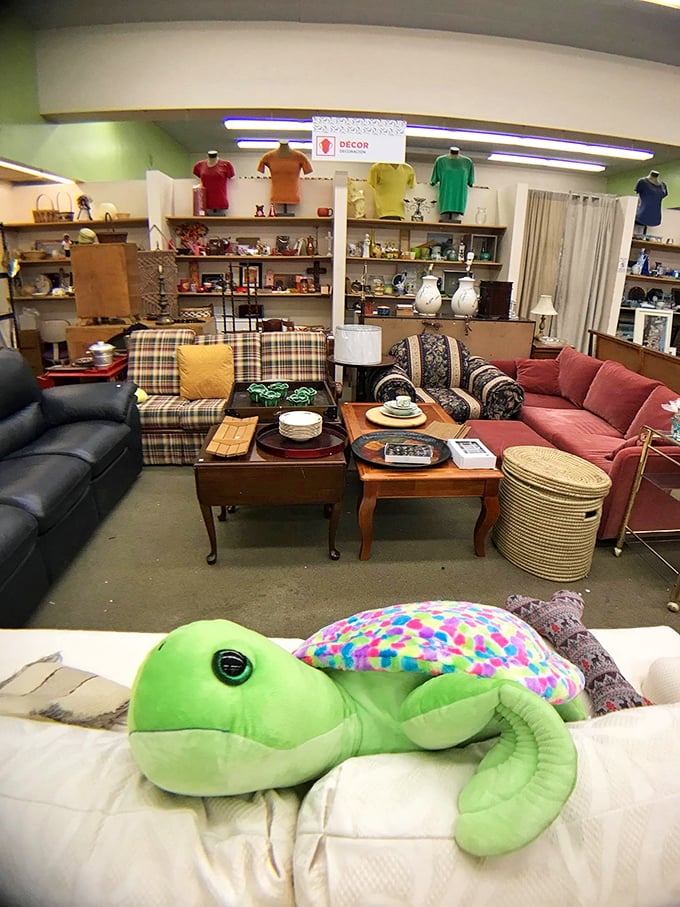 Take a seat and stay awhile! This furniture display might just inspire your next living room makeover.