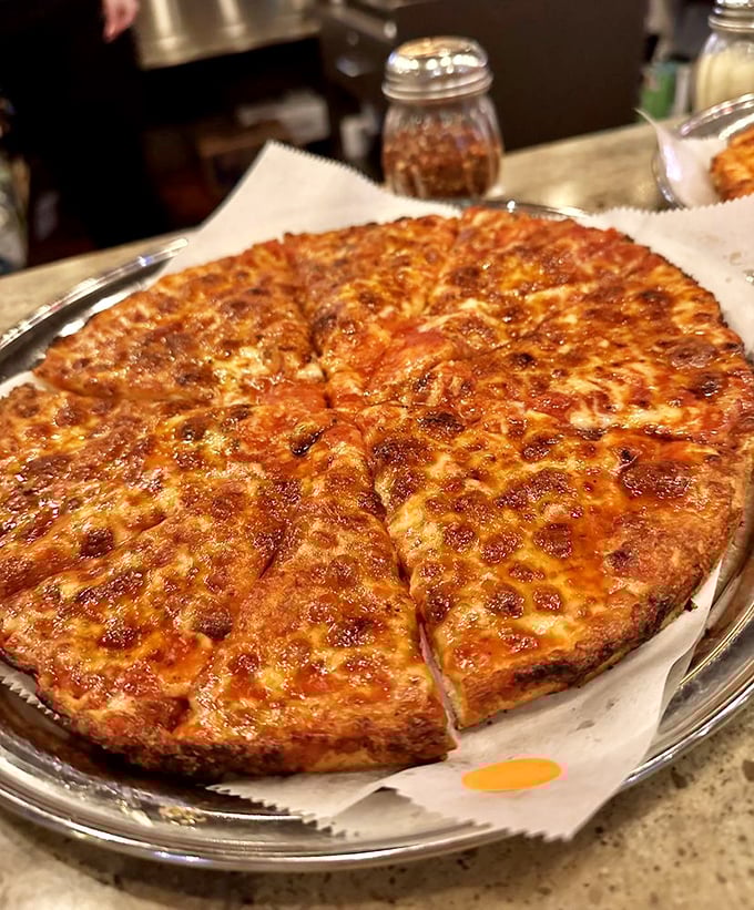 Garlic lovers, rejoice! This golden disc of garlicky glory is like a vampire's worst nightmare and a foodie's sweetest dream.