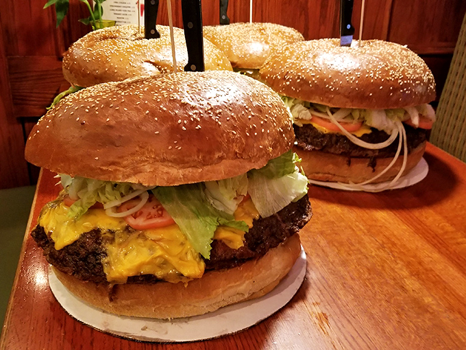 Size matters at Clinton Station Diner! These burgers are so big, they need their own ZIP code. Bring your appetite and maybe a friend or three.