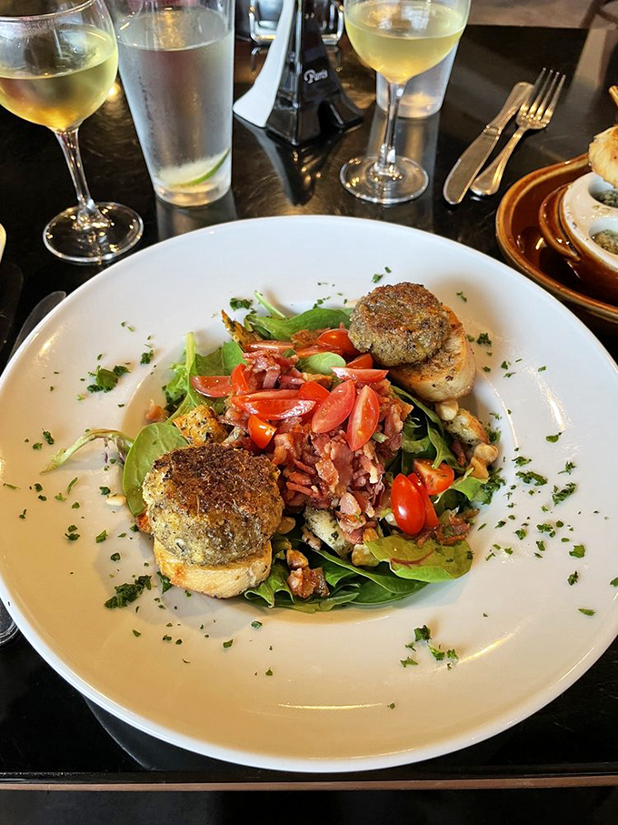 Who knew a salad could be this exciting? It's like a garden party where goat cheese is the guest of honor.