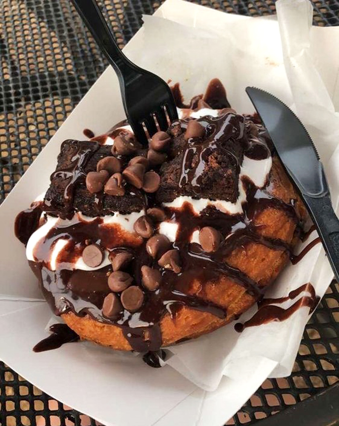 The Heavenly Hash: where chocolate fantasies come true. This donut is so decadent, it might just make you believe in a higher power &ndash; of calories.