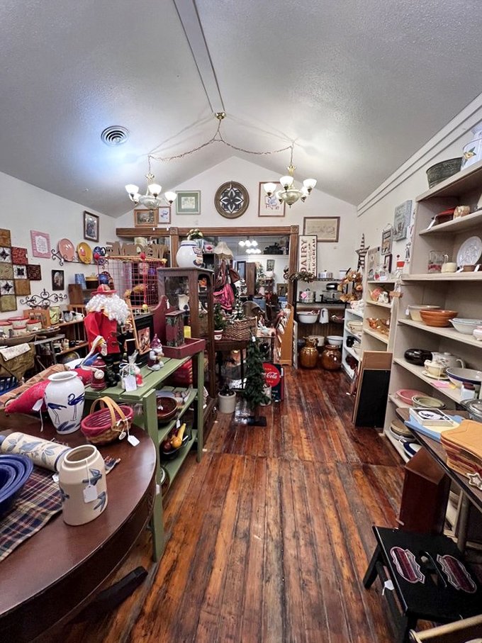 Home is where the heart (and quirky knick-knacks) is. This cozy nook could furnish a lifetime of "remember when" conversations.