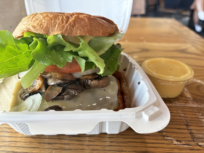 Aloha, flavor explosion! The Kailua Burger brings a taste of paradise to your plate, no lei required.