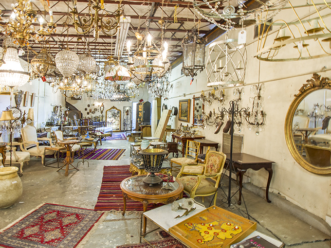 It's raining light fixtures! From delicate sconces to grand chandeliers, this illuminating display is a bright idea for any home.