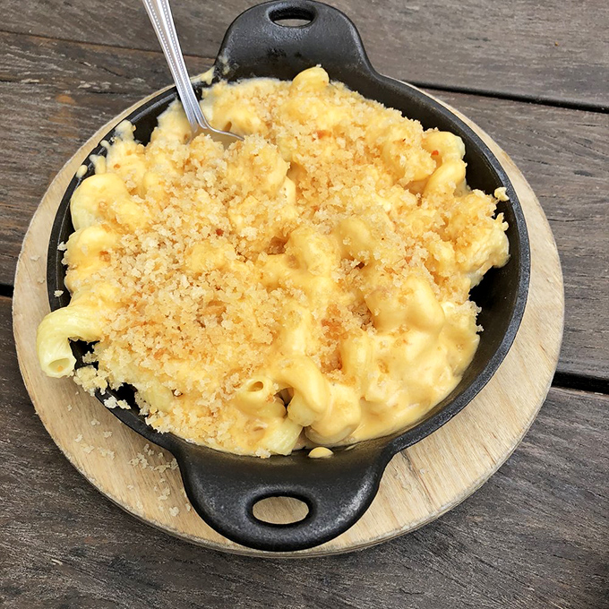 The skillet presentation isn't just for show&mdash;it keeps this velvety mac and cheese at the ideal temperature from first bite to last.