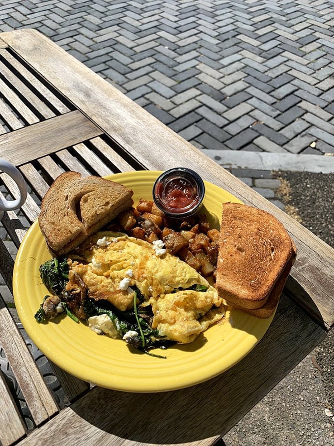 Breakfast of champions or champion of breakfasts? This plate's got more layers than a telenovela - and twice the drama in flavor!