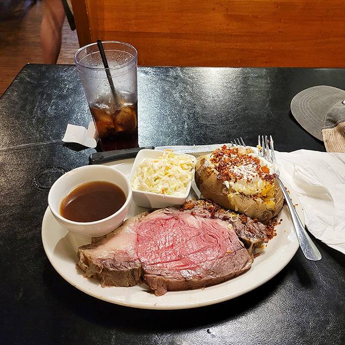 A meal fit for royalty! This prime rib and loaded baked potato duo is the comfort food equivalent of a warm bear hug.