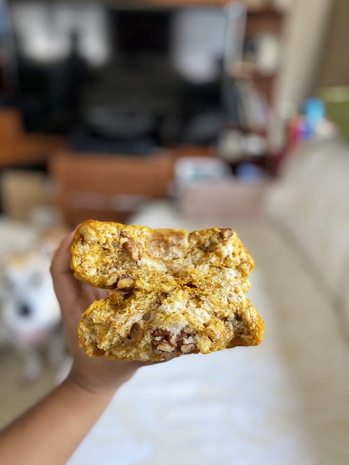 Is it bread? Is it autumn on a plate? This pumpkin sage creation looks like it could make even the Grinch's heart grow three sizes. 