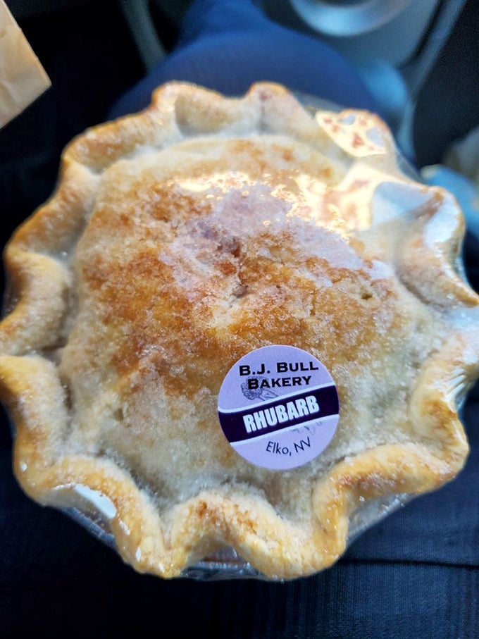 Rhubarb pie: Nature's candy wrapped in a buttery crust! This mini marvel packs more punch than a featherweight boxer with a sweet tooth.