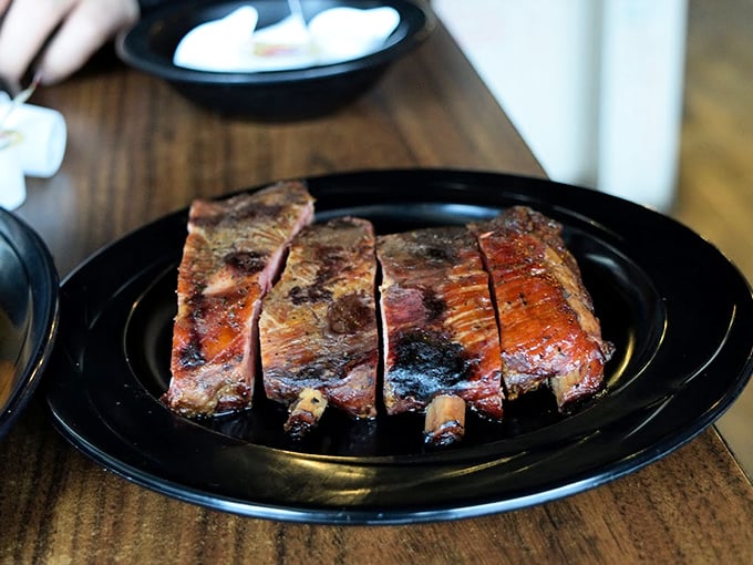 These ribs aren't just fall-off-the-bone tender; they're practically jumping onto your plate with enthusiasm.