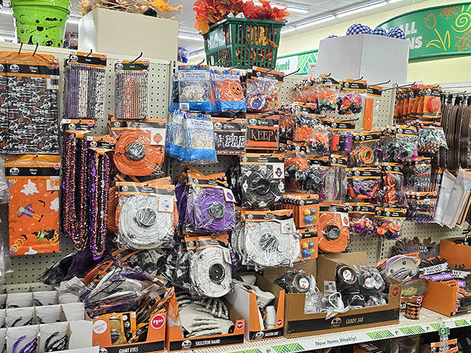 Halloween in July? Christmas in September? The seasonal aisle laughs at conventional retail calendars with festive abandon.