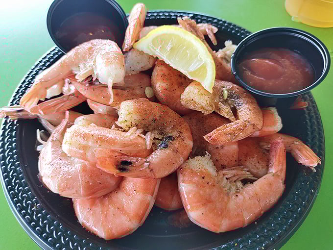 Shrimp so fresh, they're practically doing the cha-cha on your plate. A zesty dance of flavors awaits!