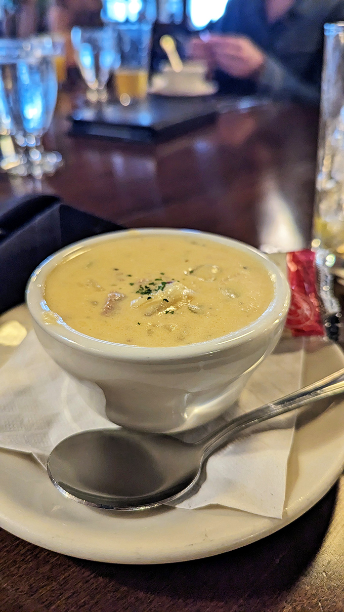 Size doesn't matter when it comes to this chowder. Even a small portion packs a flavor punch that'll knock your socks off.