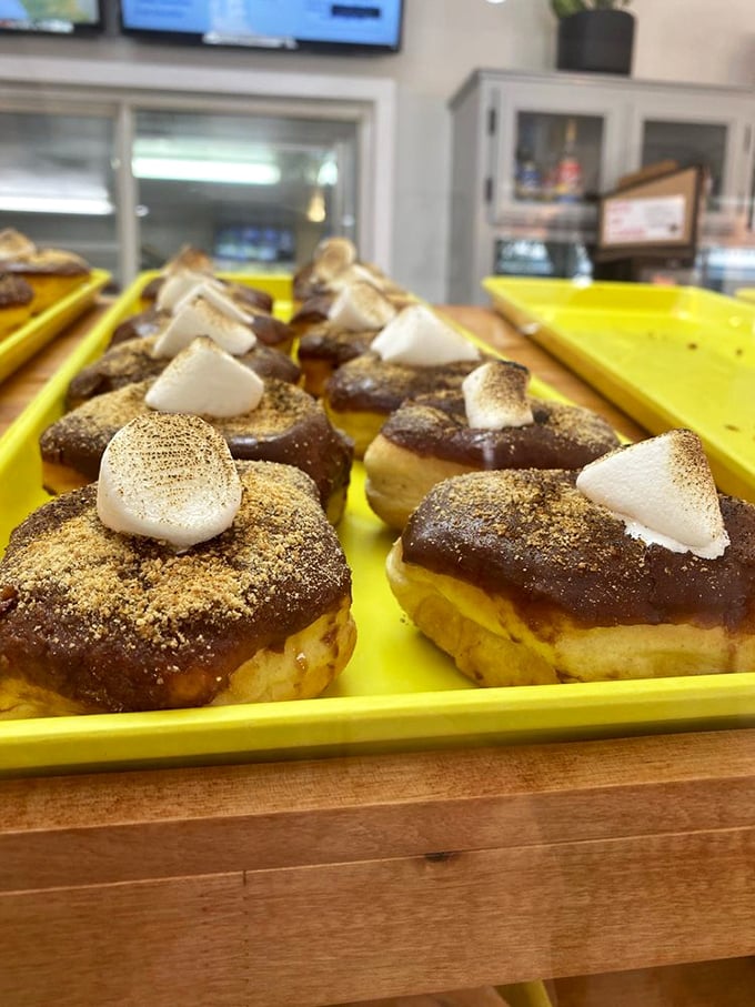 S'more, please! These donuts are what campfire dreams are made of, minus the mosquitoes and ghost stories.