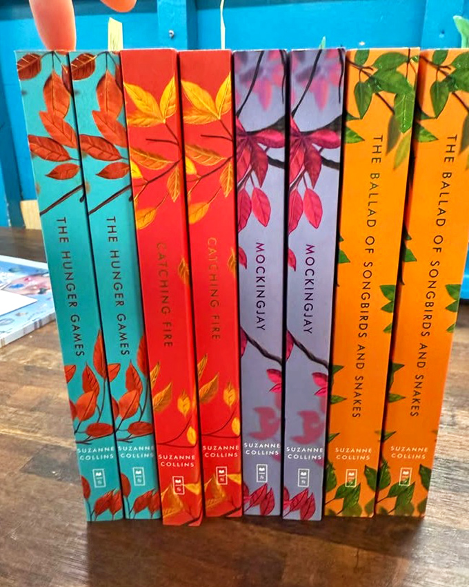 May the odds be ever in your favor... of finding your next great read! Suzanne Collins' colorful series stands ready for tribute.