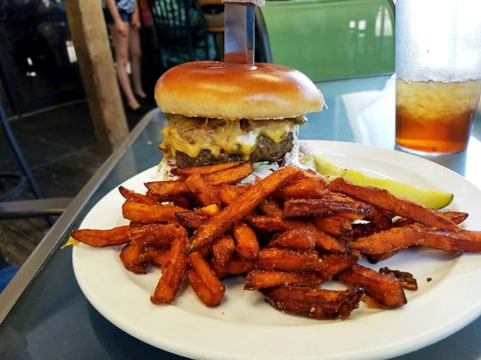 The "special" with a side of sweet potato fries? More like a match made in comfort food heaven.