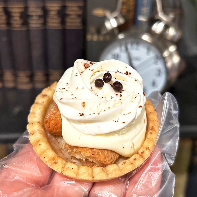 Tiramisu in tart form? It's like the dessert equivalent of a mic drop. This little beauty packs all the flavor of Italy into one tiny, irresistible package.