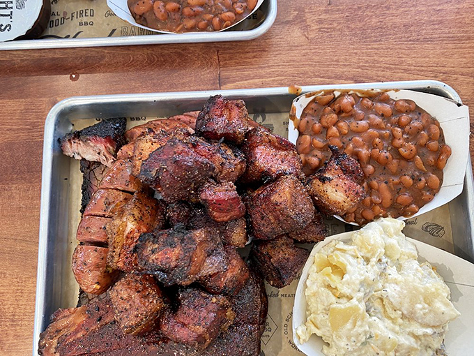 A carnivore's dream come true: This platter is what barbecue fantasies are made of. Napkins required, restraint optional.