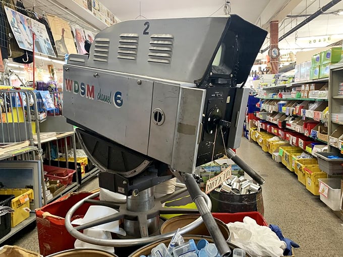 Lights, camera, action! This vintage TV camera might not capture HD, but it's sure to capture your imagination. Who's ready for their close-up?