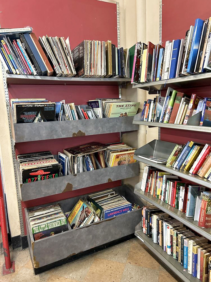 Vinyl paradise! Dig through these stacks and you might just find the soundtrack to your misspent youth.