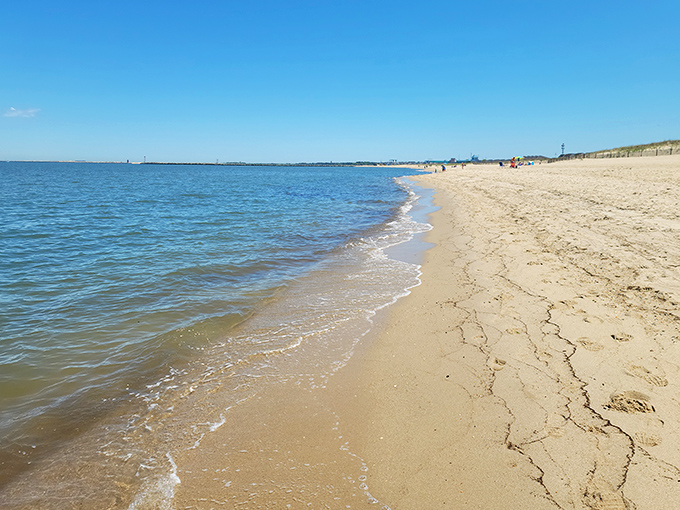 Sun, sand, and serenity: Lewes Beach offers a peaceful escape from the chaos of everyday life. Time to dig those toes in!