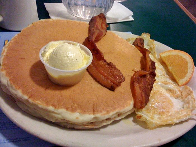 The pancake-to-butter ratio here follows the golden rule: if it doesn't look like a melting iceberg, you're doing it wrong.