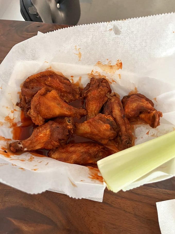 Buffalo wings so saucy, they'd make even the most stoic Midwesterner break into a happy dance.