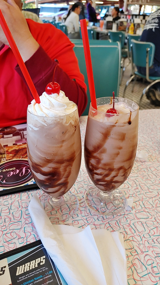 Double trouble never looked so good! These chocolate shakes are the Bogart and Bacall of beverages &ndash; smooth, rich, and irresistible.
