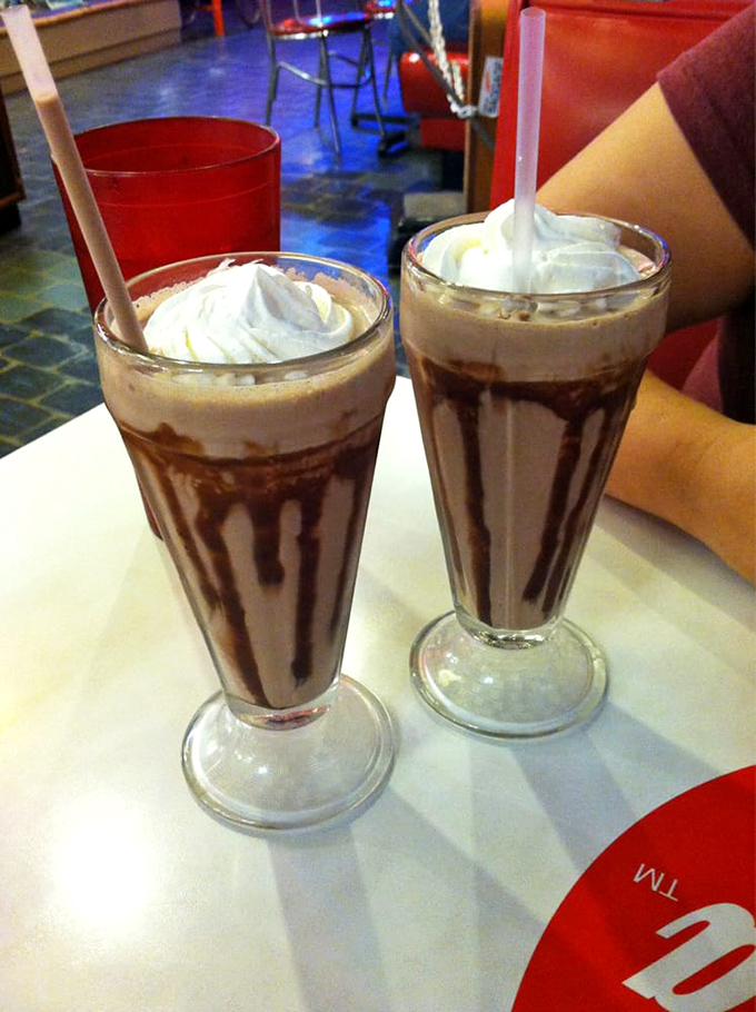 Double trouble never looked so good! These chocolate shakes are thicker than the plot of a soap opera.