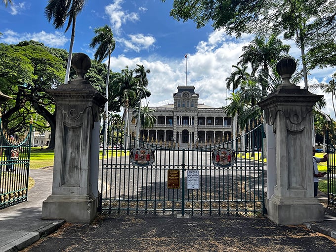 The gates to history. Step through and travel back to a time when Hawaii had its own monarchy.