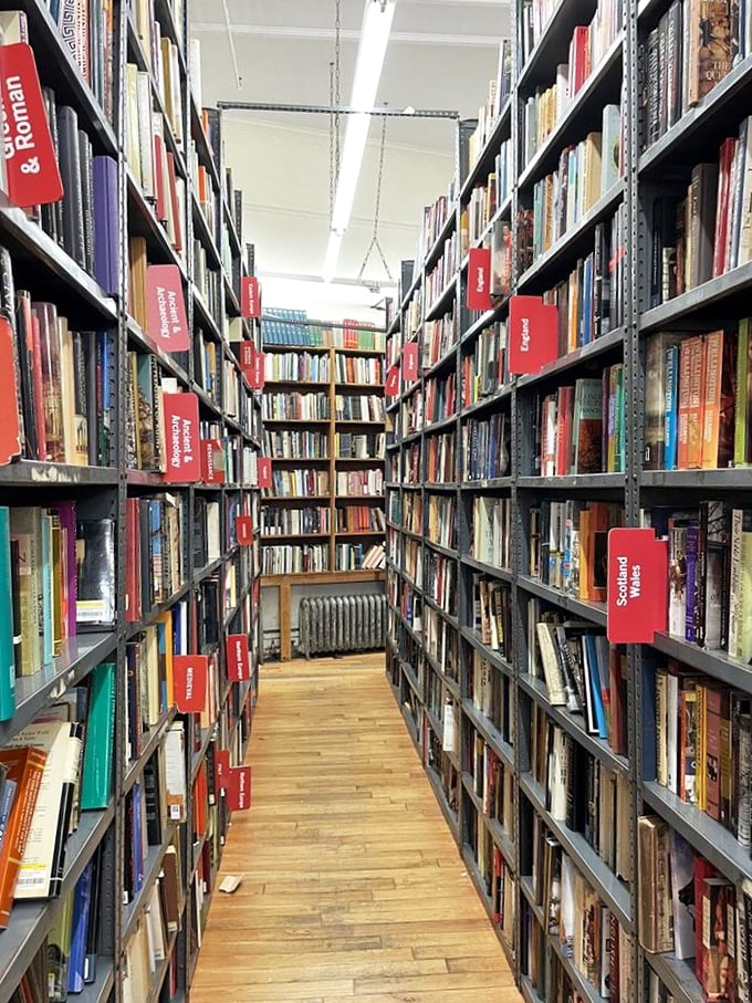 Travel the world without leaving New York! The geography section is like a passport for your mind.