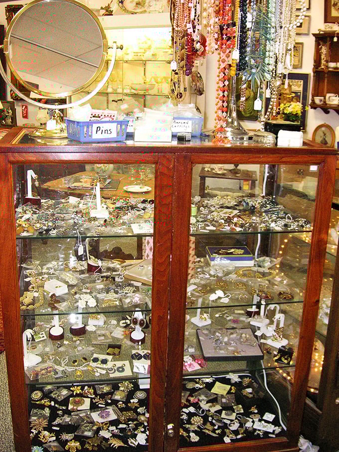 Sparkle central! This treasure chest of baubles and bling could make even Elizabeth Taylor say, "Maybe I should accessorize more."