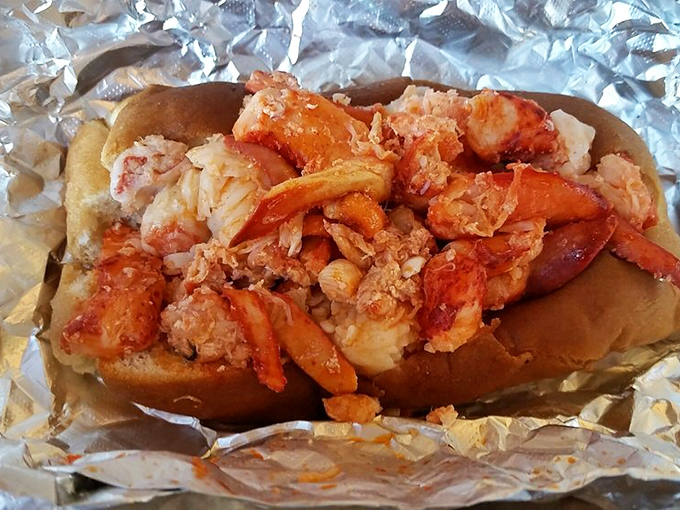 The lobster roll that launched a thousand ships... or at least a few eager road trips. It's a buttery, briny masterpiece fit for King Neptune himself.