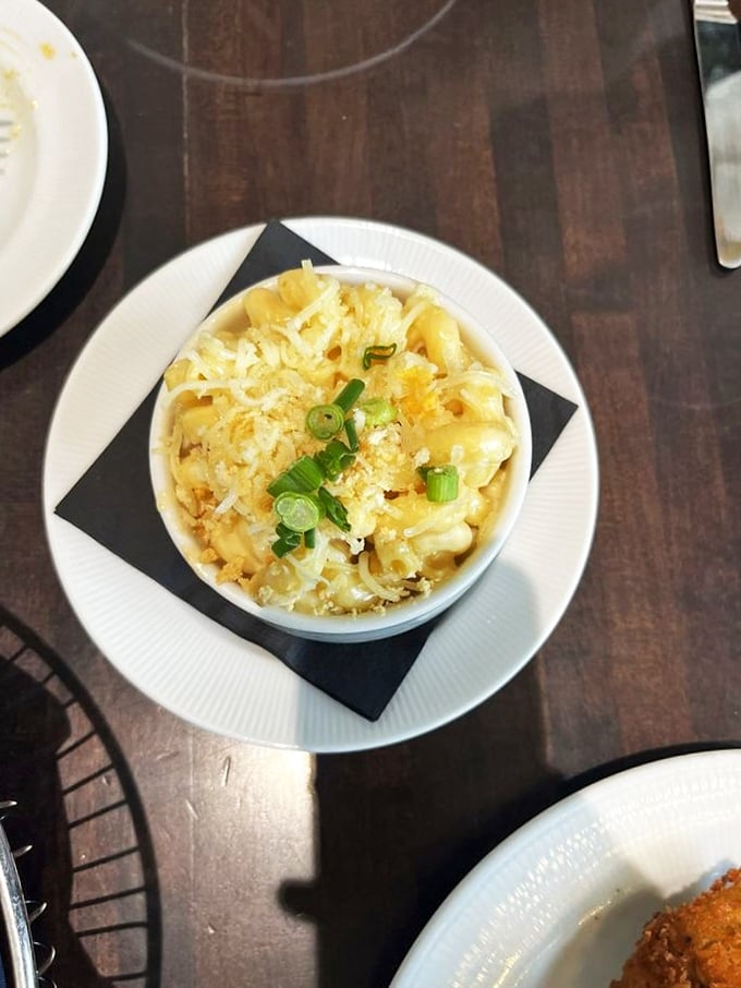 Pasta perfection: This mac and cheese is what comfort food dreams are made of. Resistance is futile, folks.