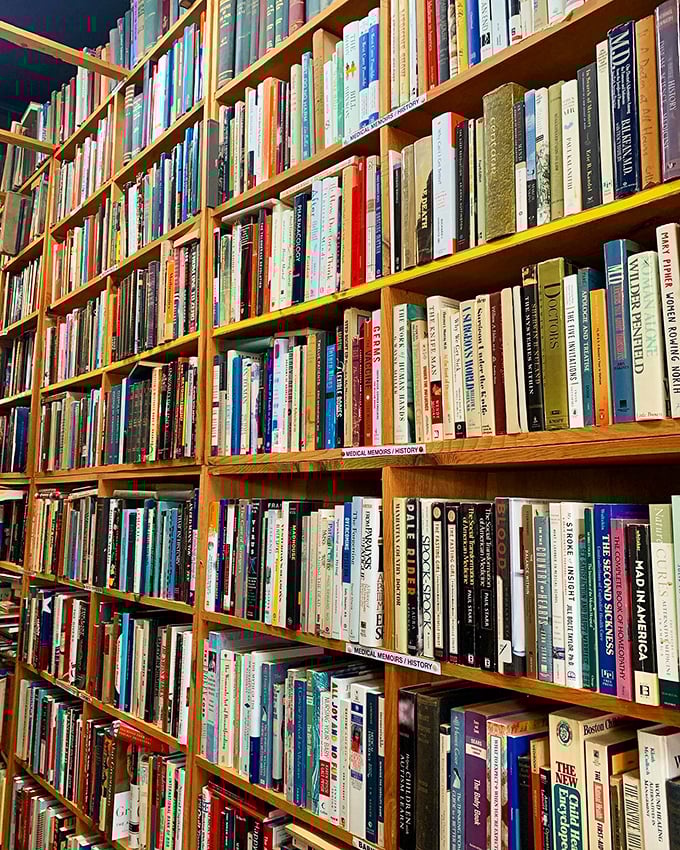 From "Ouch!" to "Eureka!" &ndash; the medical and history section. Where else can you learn about leeches and Lincoln in one fell swoop?