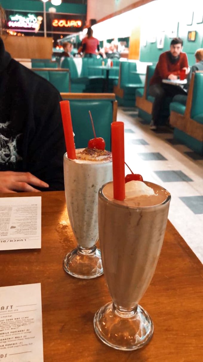 Double trouble never looked so good. These milkshakes are thicker than plot twists in a soap opera and twice as indulgent.