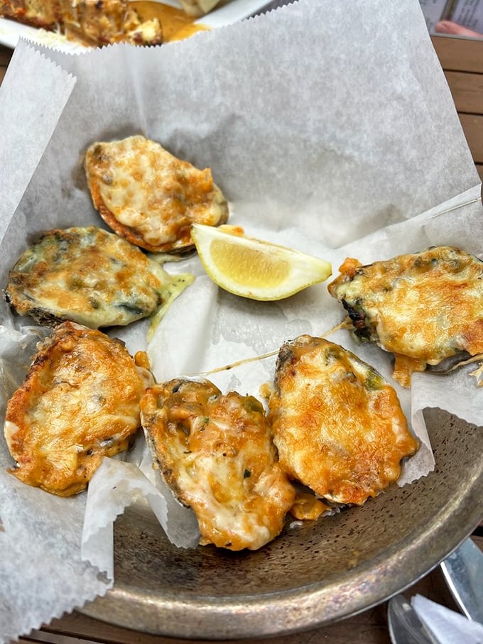 The ocean called, it wants its oysters back! This medley of char-grilled bivalves is a smoky, cheesy homage to the sea.