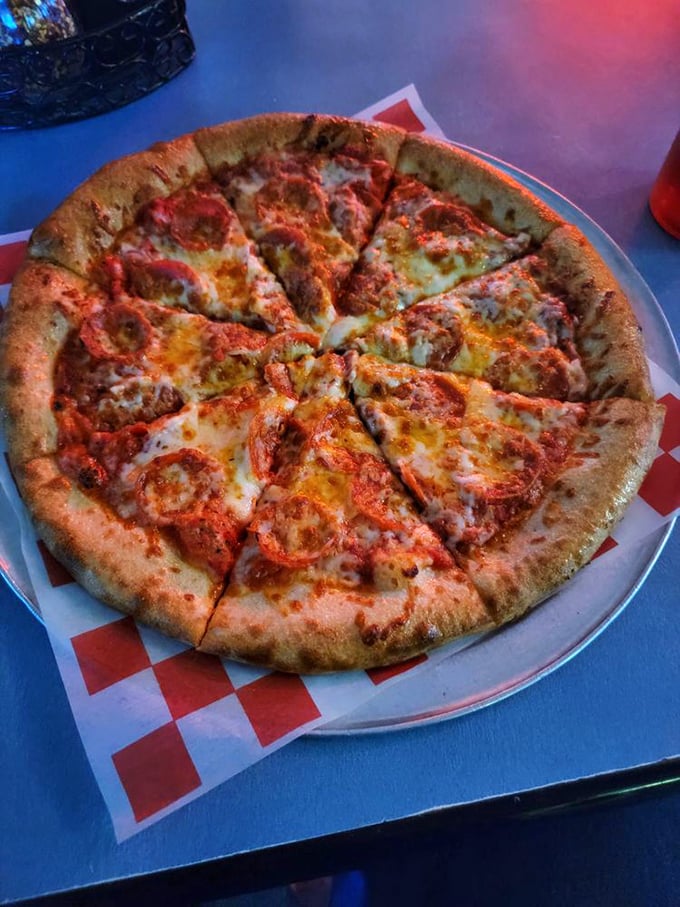 Pepperoni perfection! This pie could make even the Teenage Mutant Ninja Turtles jealous. Cowabunga, dude!
