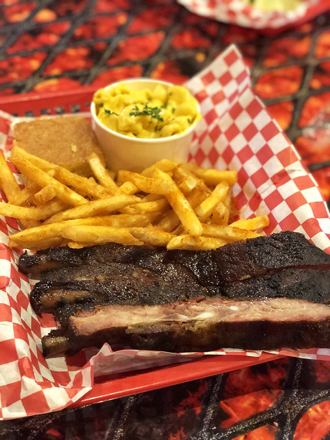 Meat lover's nirvana: This platter is what BBQ dreams are made of. Napkins required, bibs optional.