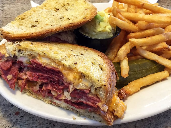 This sandwich isn't messing around. It's got more layers than a Vegas magic show and twice the wow factor.