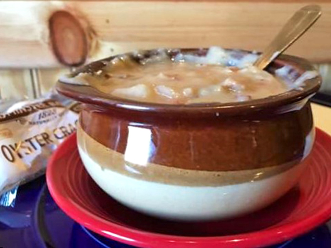 Is that a bowl of soup or a work of art? With a broth this rich, you might need a spoon... and a paintbrush!