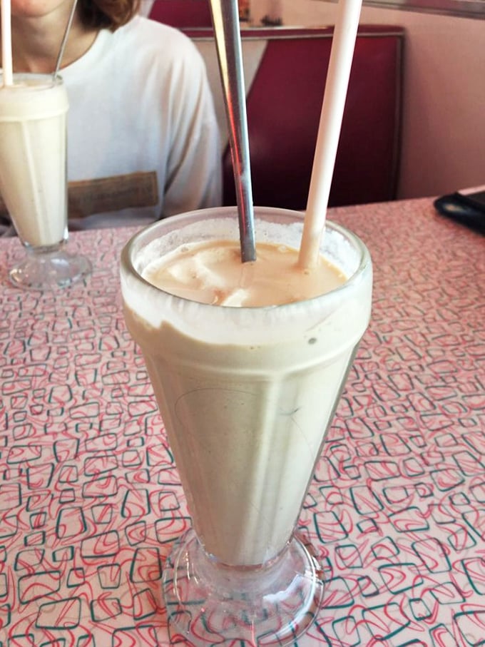 Vanilla shake or work of art? This creamy masterpiece is so thick, it's practically standing at attention. Prepare for a flavor explosion!