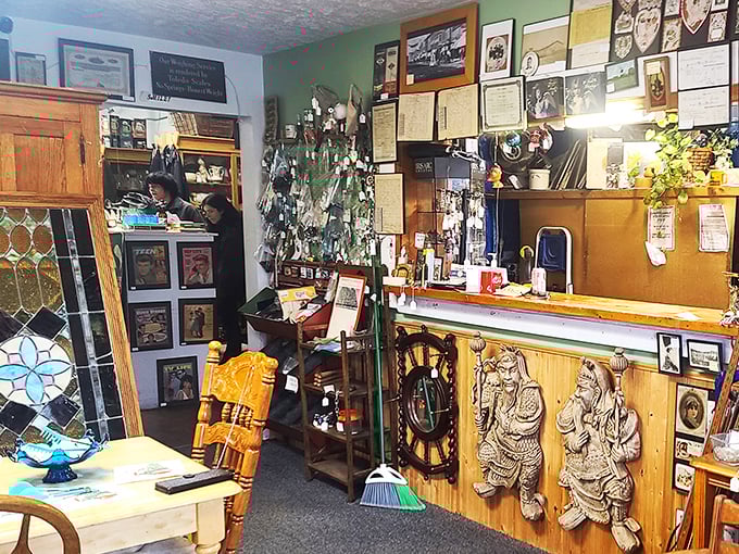 Where shoppers become archaeologists, unearthing relics of yesteryear. Indiana Jones would feel right at home here, fedora and all.