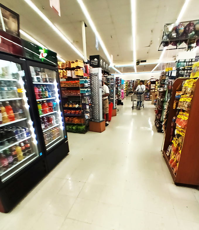 Bargain hunters in their natural habitat. Watch as they navigate the aisles with the skill and determination of seasoned explorers.