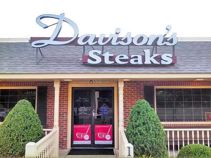 Davison's Steaks: No frills, just thrills for your taste buds. It's the steakhouse equivalent of a perfectly broken-in pair of jeans.