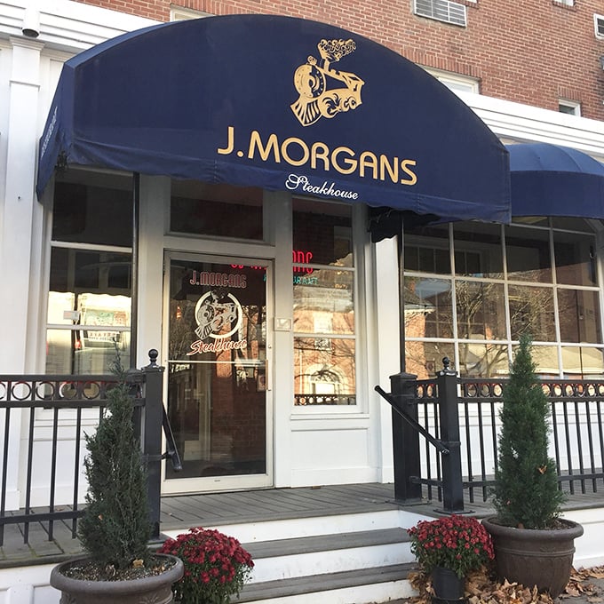 J Morgan's: Where steaks meet sophistication. This blue-awninged beauty is serving up slices of heaven on a silver platter.