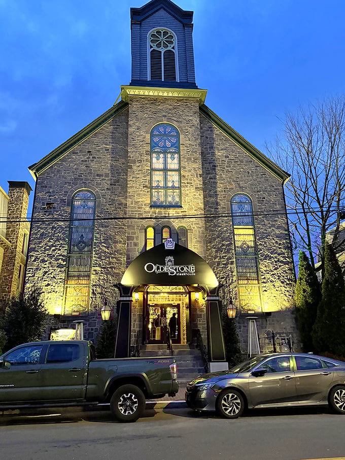Oldestone Steakhouse: Holy cow! This converted church in New Hope is serving up steaks so good, you might just see the light.