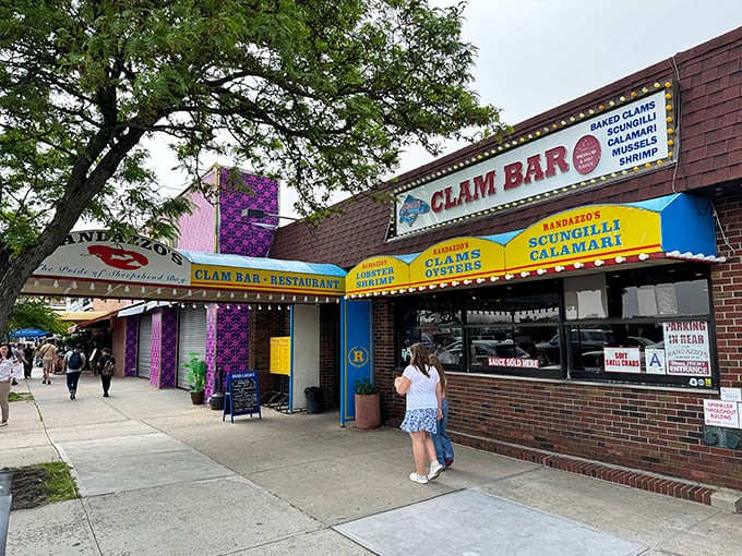 Purple reign of seafood! Randazzo's Clam Bar stands out like a tasty grape in Brooklyn's culinary fruit bowl.