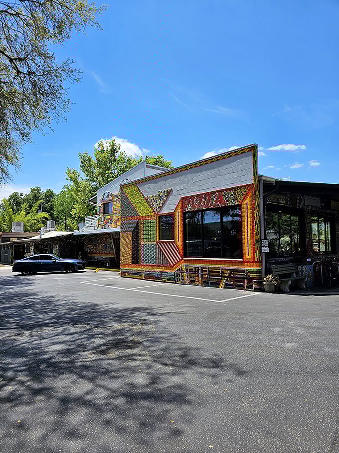 Satchel's: Where pizza meets modern art. This Gainesville institution serves up slices with a side of whimsy.